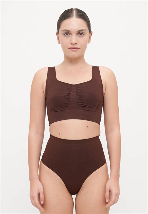 Yitty Nearly Naked Midi Bra Shapewear Bossed Up Brown Brown Zalando