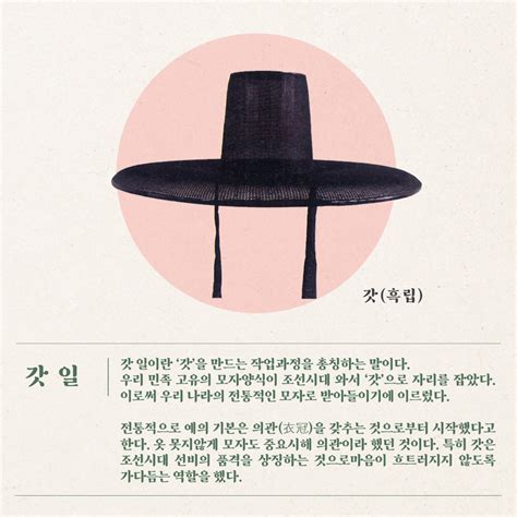 카드뉴스 우리 선조들의 모자 갓에 대해서 알아볼까요 Dwbnews 장애인복지뉴스