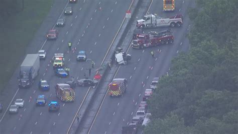 Crash Involving Overturned Dump Truck Shuts Down Part Of I 285 Fox 5