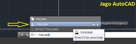 Cara Memunculkan Tools Bar Di AutoCAD