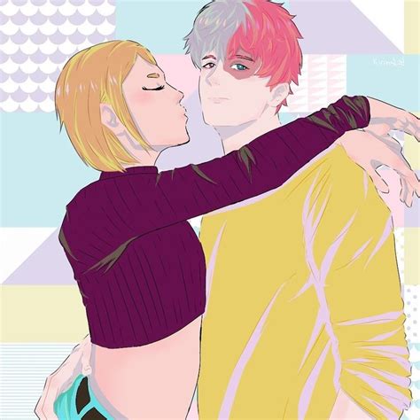 Uraraka X Todoroki Art Anime