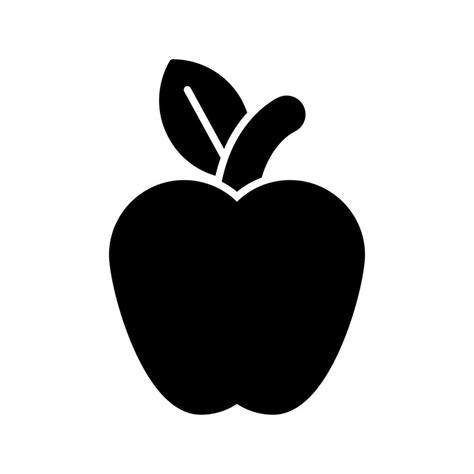 Apple Vector Icon 17539342 Vector Art At Vecteezy