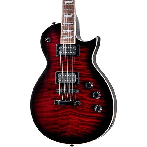 Esp Ltd Ec 256 Electric Guitar See Thru Black Cherry Sunburst Guitar