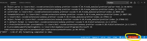 Does Anyone Know Why The Prettier Addon Is Throwing Me This Red Error