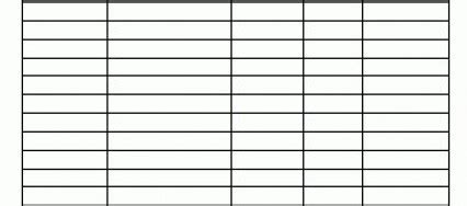 Blanko Tabelle Zum Ausdrucken Blanko Tabelle Zum Ausdrucken