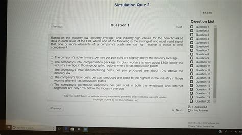 solved simulation quiz 2 1 14 39 question list question1