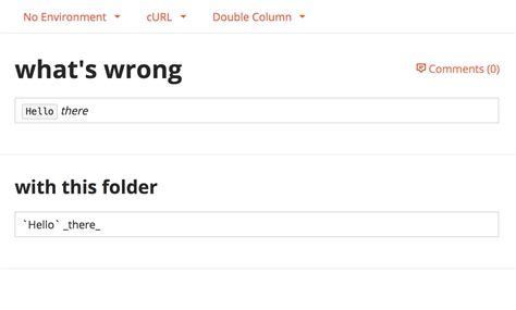 Markdown Inside Tables Rendered Incorrectly · Issue 5346 · Postmanlabs Postman App Support · Github