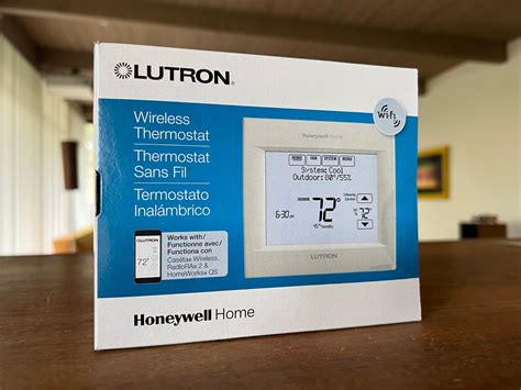 Lutron Wireless Thermostat Th8321wf1043 L Hwlv2 Wifi 7 Day Programmable