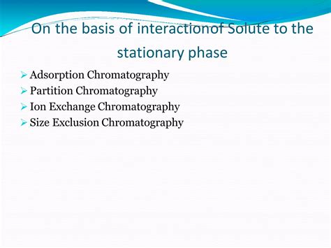 Classification Of Chromatography Pdf