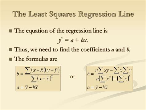 Least Squares Regression Line Calculator Sale