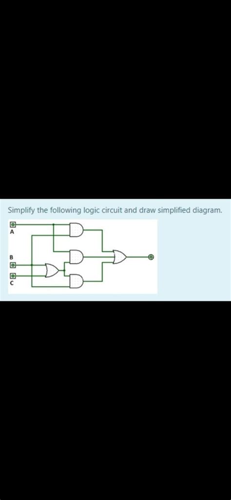 answered simplify the following logic circuit… bartleby