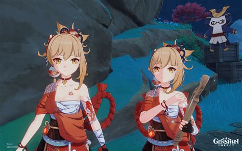 Yoimiya And Ayaka By Poco R Yoimiya Mains