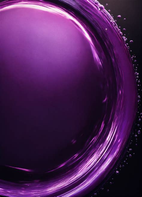 Lexica Hyper Realistic Opaque Purple Abstract Circular Metallic