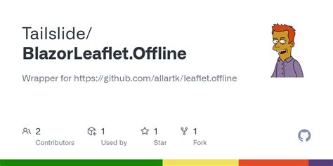 github tailslide blazorleaflet offline wrapper for github