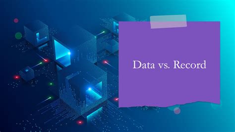 Data Vs Record