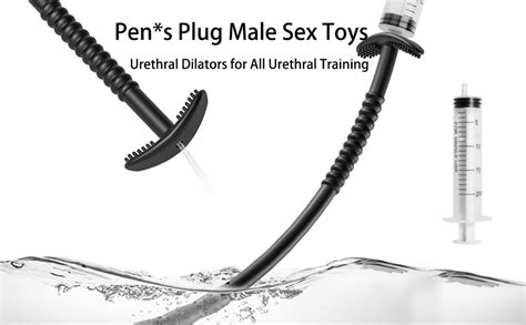 Silicone Penis Plug Dilators Male Sex Toy Urethra Sound