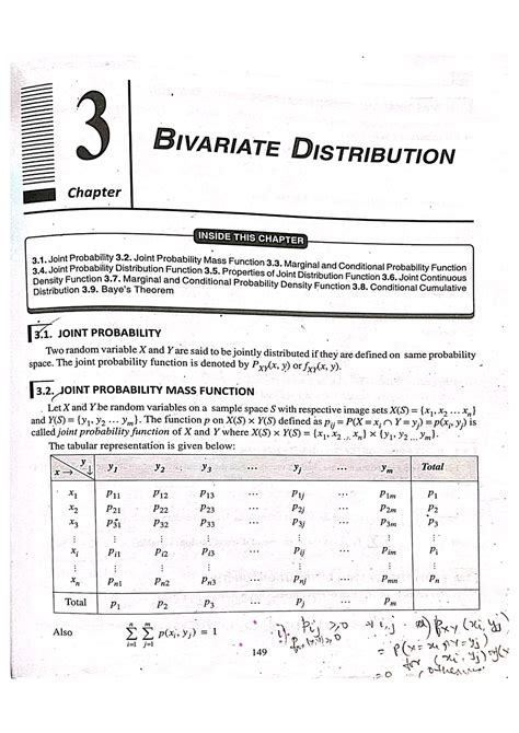 Bivariate Distribution Btech Computer Science Studocu