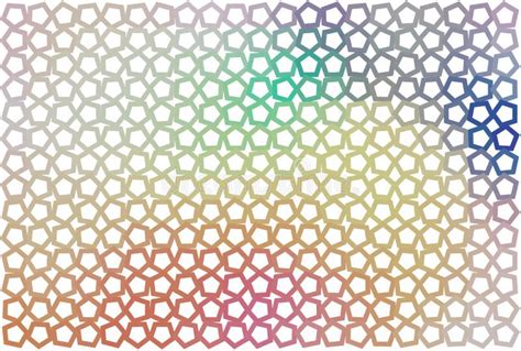Color Abstract Pentagon Pattern Generative Art Background Wallpaper Shape Design And Messy