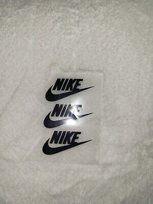 Sheet Of 3 2 Nike Swoosh Logo Iron On Decal Free Shipping With In The Us Ebay
