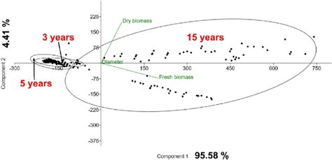 Principal Components Analysis That Explains The Variance And The Download Scientific Diagram