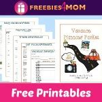 Expired 🏝️free Organization Printable Vacation Planning Packet