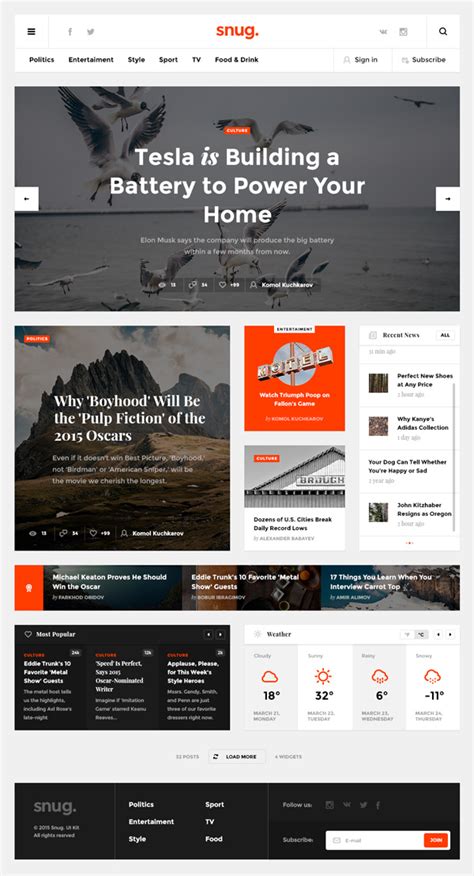 snug ui kit free sample graphicburger