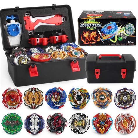 Assorted Beyblade Burst Launcher Battling Box Set Spinning Tops Blade
