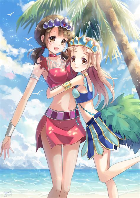 Okita Sawa And Miyamoto Konatsu Tari Tari Drawn By Dorris Danbooru