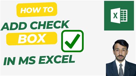 how to add check boxes in ms excel sheet youtube
