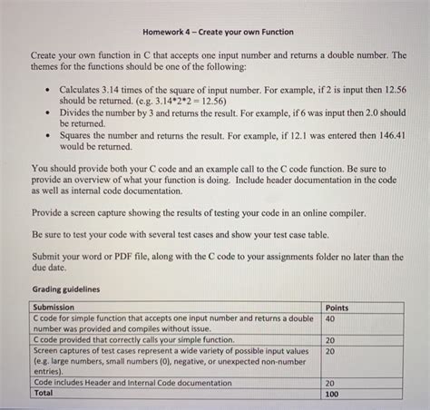 Solved Homework 4 Create Your Own Function Create Your Own