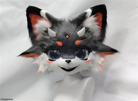 Fursuit Head Tabby Fursuit Fursuit Fursuit Head Fantasy Creature Role Playing Convention Etsy