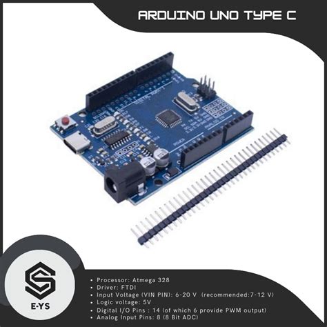 Jual Arduino Uno R3 Type C Atmega328 Smd Shopee Indonesia