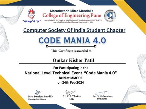Participated In Dsa Code Mania Omkar Patil Posted On The Topic Linkedin