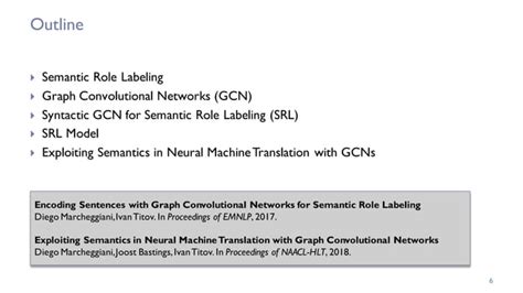 Encoding Linguistic Structures With Graph Convolutional Networks Ppt