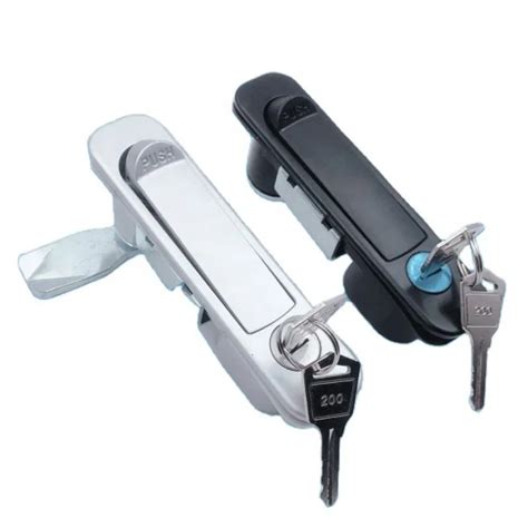 Haitan High Quality Ms Industrial Zinc Alloy Push Button Swing Handle Panel Lock Tuoxin