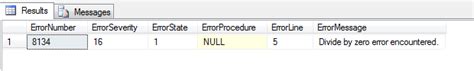 Sql Server Try Catch And Error Handling With Examples Jan Zedníček