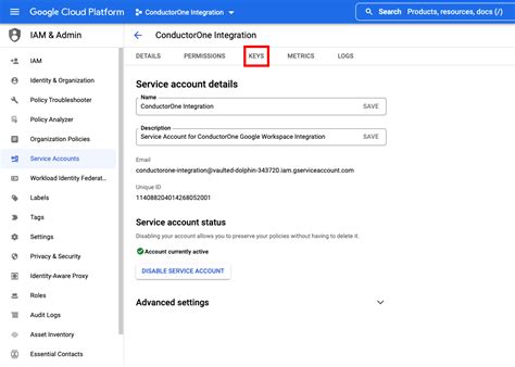 Set Up Google Identity Platform Integration ConductorOne Docs