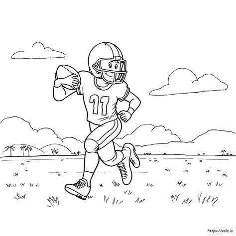 Tyreek Hill Coloring Sheet