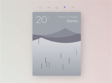 Animated Weather Card In Vanilla Js — Codehim