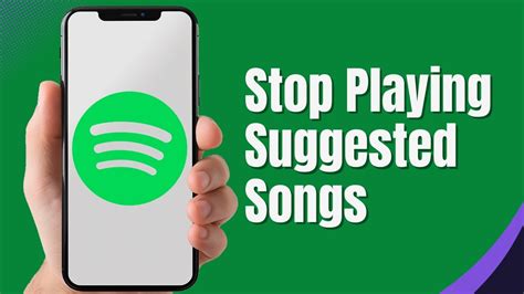 how to stop spotify from playing suggested songs turn off suggested