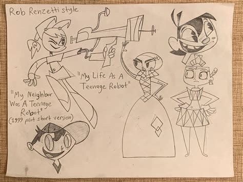 Practice Sketch 21 Rob Renzetti Style By Korn2012nwo On Deviantart