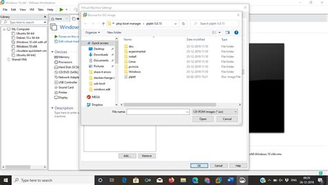 Windows 10 How To Configue Vmware Workstation 15 To Boot A Virtual Machine From A Bootable Usb
