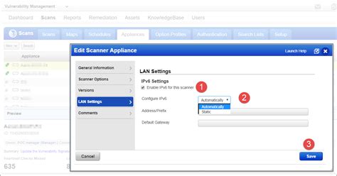 Configure Ipv6 Address For Scanning
