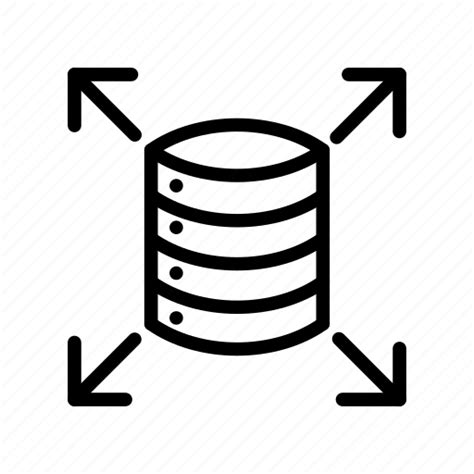 Database Datacenter Mainframe Server Storage Icon Download On