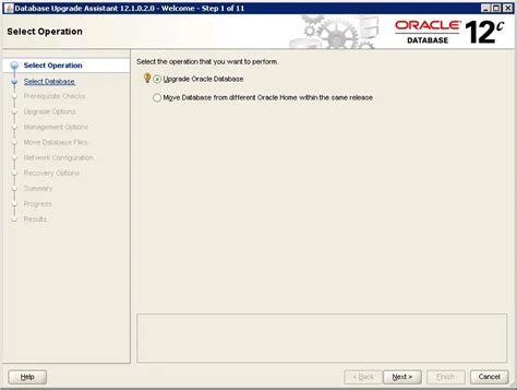 Upgrade Database From 11g To 12c Using Dbua Dbaclass