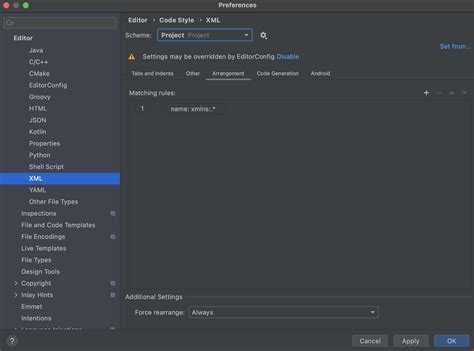 Incorrect Xml Settings After Apply Plugin To IDE Issue 1213 Pinterest Ktlint GitHub
