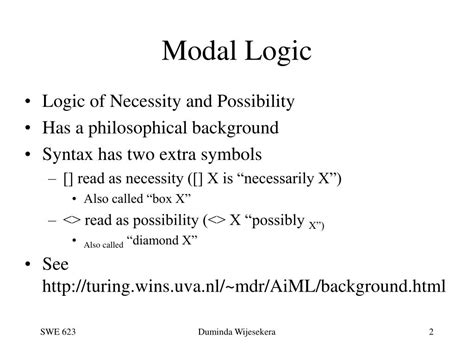 Ppt Modal Dynamic And Temporal Logics Powerpoint Presentation Free