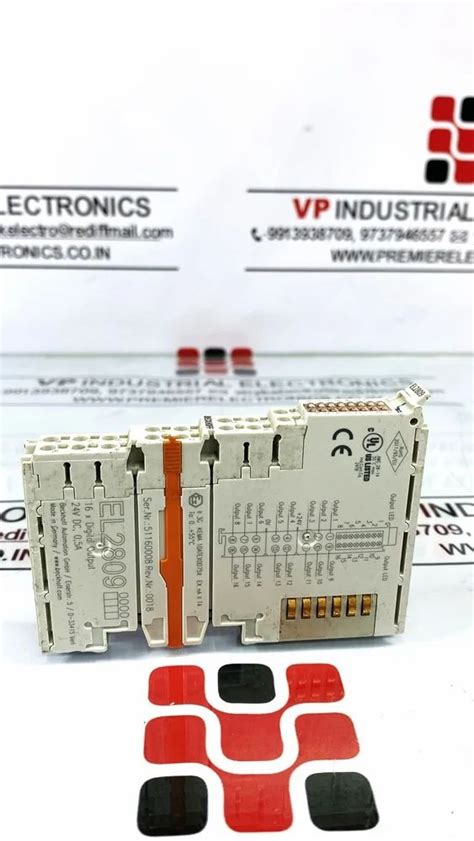 Beckhoff Module El2809 At Rs 7500 Piece Expandable Compact Plc In Silvassa Id 27229164773