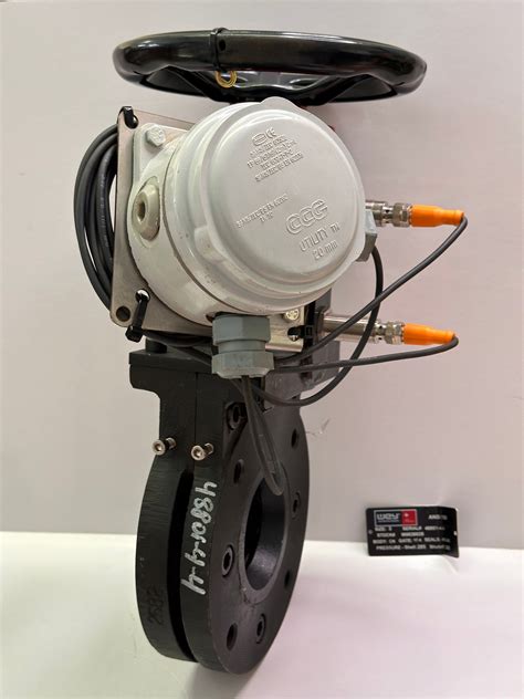 Wey W Series Knife Gate Valve Size 3 With Handwheel Including 2 Ifm Ig