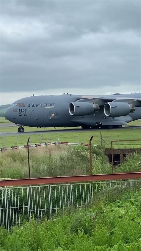 Usaf C17 At Pik Aviation Planespotting C17 C17globemaster Usaf